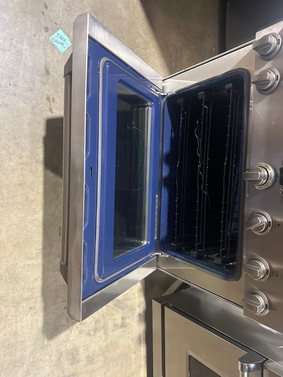 Monogram ZDP364NDPSS 36 Inch Pro-Style Dual-Fuel Range with 4 Sealed D ...