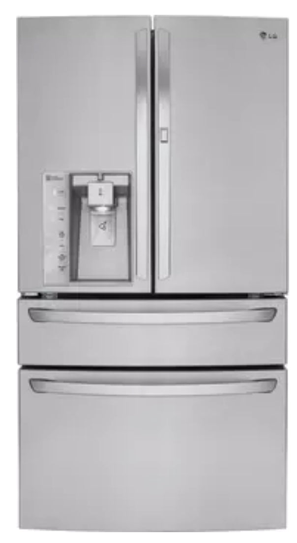 LG REFURBISHED LMXS30776S 36 Inch 4-Door French Door Refrigerator with ...