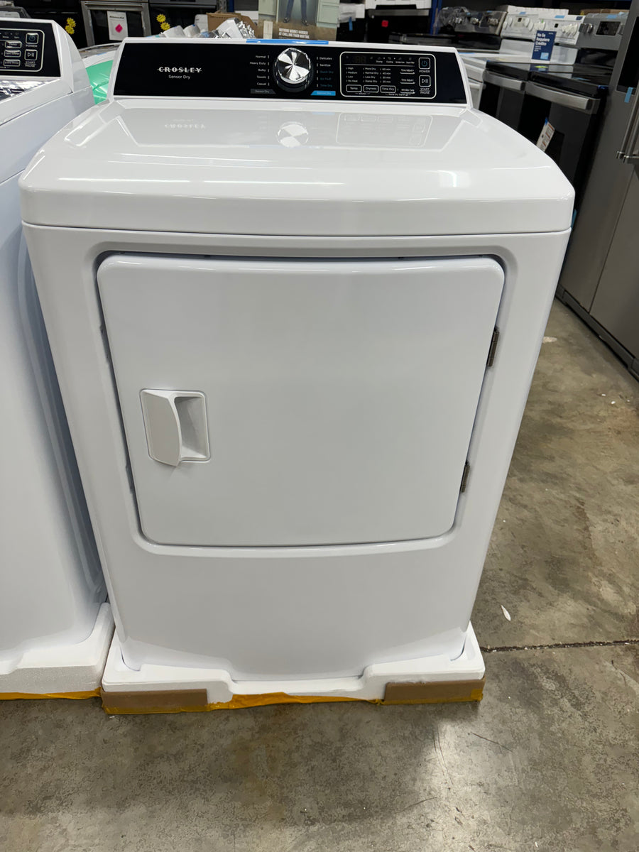 Crosley Super Capacity Electric Dryer - White Crosley CDME70105DW ...