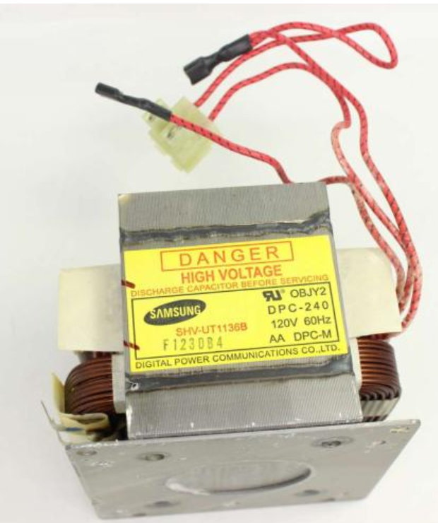 Samsung OEM DE26-00129B Microwave High-Voltage Transformer SHV-UT1136B ...