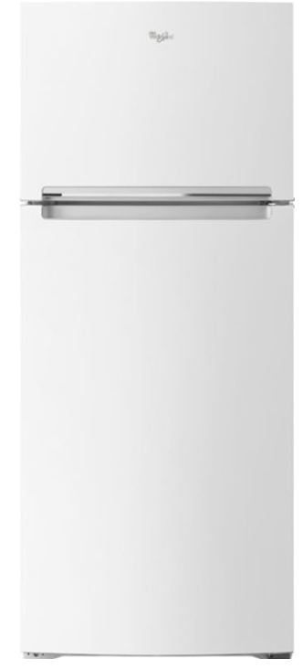 Whirlpool 28 Inch Top Freezer Refrigerator with 18 Cu. Ft. Total Capac ...