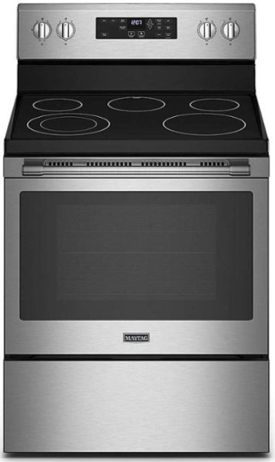 Maytag - 5.3 Cu. Ft. Electric Range - Stainless steel MER4600LS ...