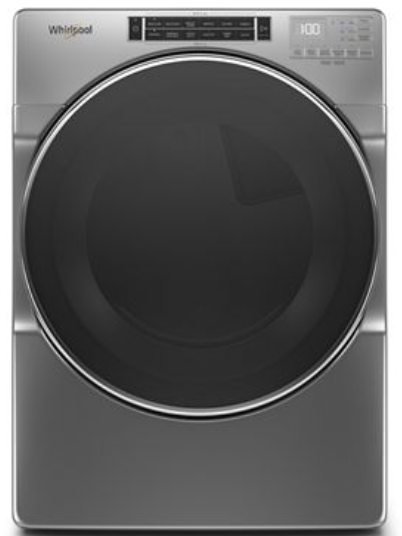Whirlpool 7.4 cu. ft. Front Load Electric Dryer with Steam Cycles WED8 ...