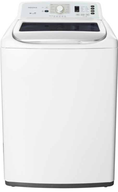 Insignia™ - 4.1 Cu. Ft. High Efficiency Top Load Washer - White NS-TWM ...