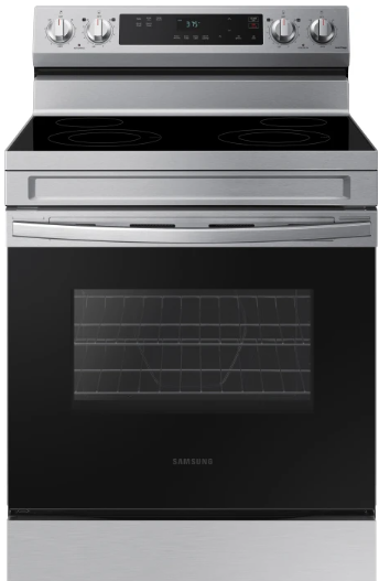Samsung NE63A6111SS 30 Inch Freestanding Electric Smart Range with 4 S ...