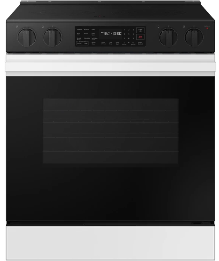 Samsung BESPOKE NSE6DB870012 30 Inch Slide-In Electric Smart Range wit ...