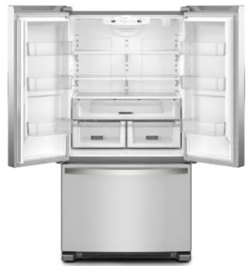 Whirlpool WRFF3236RZ 36 Inch Freestanding French Door Refrigerator wit ...