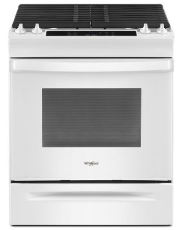 Whirlpool - 5.0 Cu. Ft. Gas Range with Frozen Bake Technology - White ...