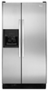 Whirlpool REFURBISHED ED5FVGXWS 25.3 cu. ft. Side by Side Refrigerator ...