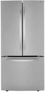 LG (LRFCS25D3S) 33 Inch 3-Door French Door Refrigerator with 25.1 Cu ...